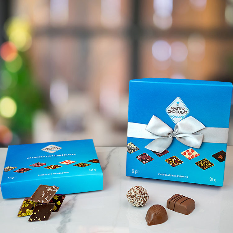 9 Piece Assorted Chocolate Box – Master Chocolat