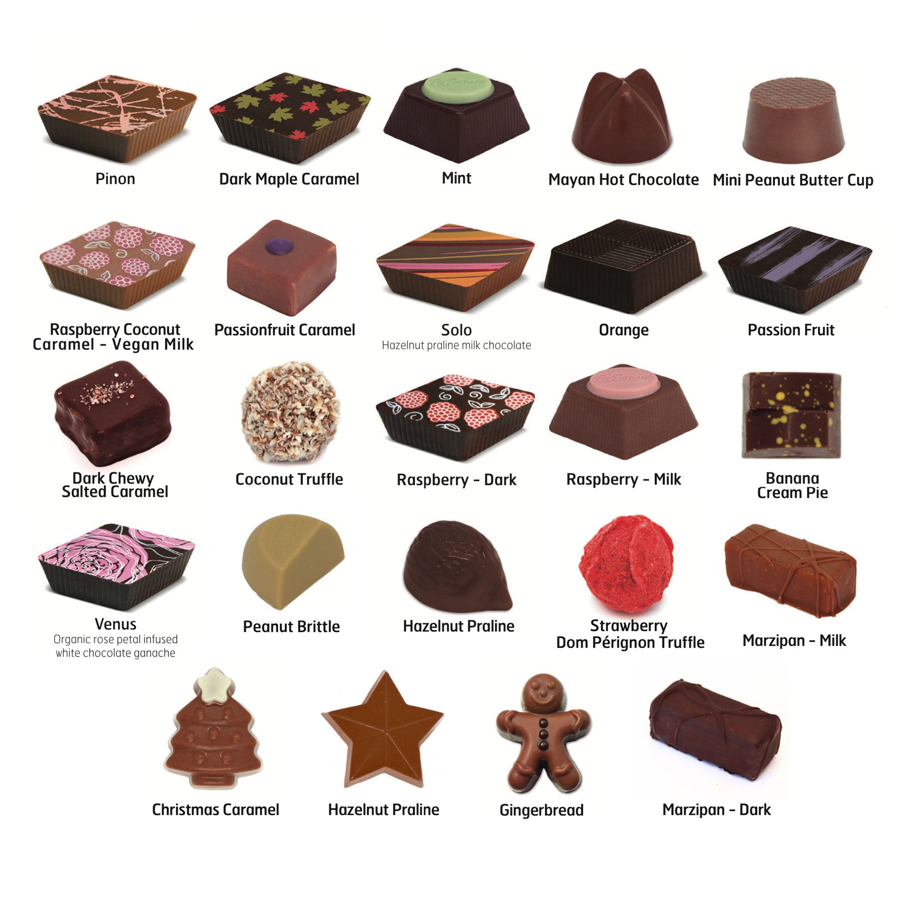 9 Piece Assorted Chocolate Box – Master Chocolat